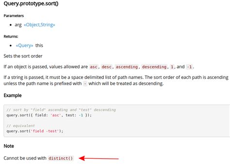 Nodejs Mongoosejs Distinct With Filter And Sort Stack Overflow