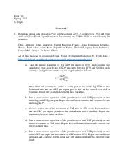 Econ 702 Homework03 1 Pdf Econ 702 Spring 2022 C Engel Homework 3 1 Download Annual Data On