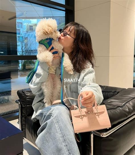 한효주 여자청청패션 속 베르사체 가방 핑크 토트백 가격은 네이버 블로그