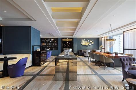 广州W酒店装修设计案例 酒店会所 建威建设集团深圳有限公司官网