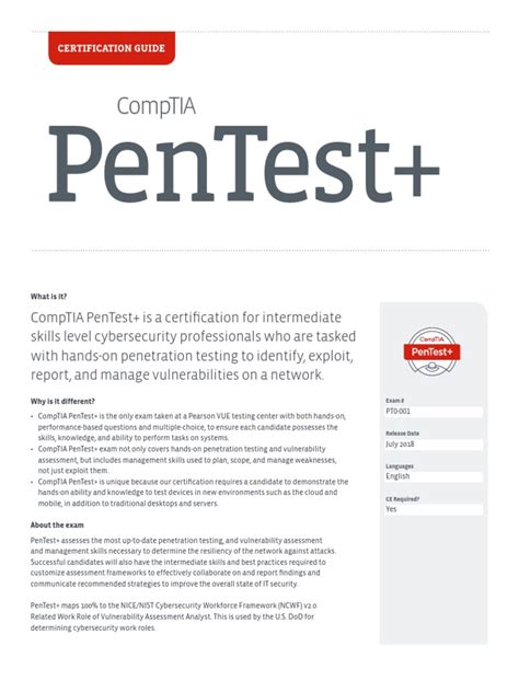 Pentest Guide Pdf Penetration Test Vulnerability Computing