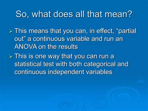 Analysis Of Covariance Ppt