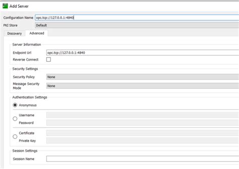 Uaexpert Mappview How To Make A Secure Opcua Connection To Opcua Server With Communication