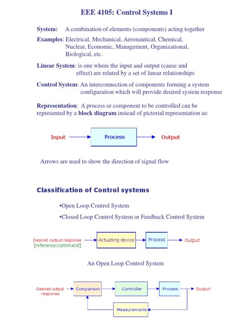 1 Troduction Pdf Control System Control Theory