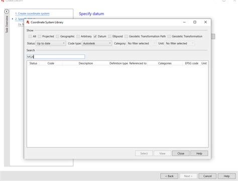 Solved Creating New Datum System In Civil 3d Autodesk Community