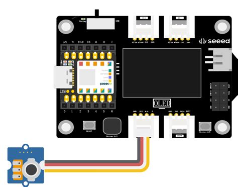 xiao big power small board 1 5 controlling led and servo with a knob