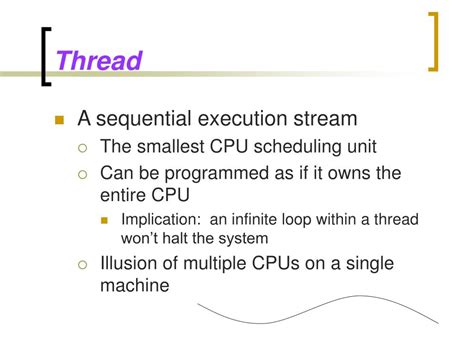 PPT Concurrency Threads Address Spaces And Processes PowerPoint Presentation ID
