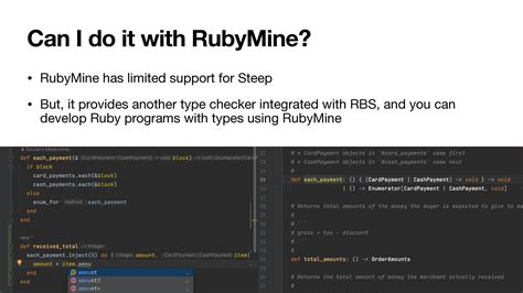 Ruby Programming With Types In Action Speaker Deck