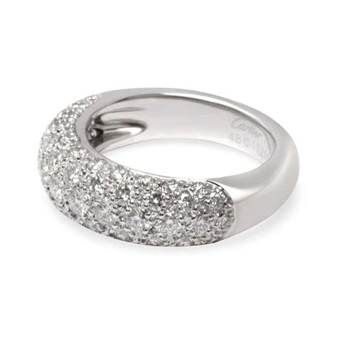 Cartier Cartier Etincelle Pave Diamond Ring In 18k Wh… Gem