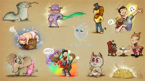 Scribbling With Netty 7 Character Design References Scribble