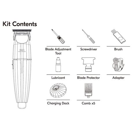 Jrl Onyx Professional Trimmer Barbertoolsgr