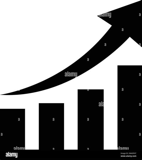 Growth Icon Profit Growing Icon Growing Graph Symbol Arrow Graph Finance Bar Chart Increase