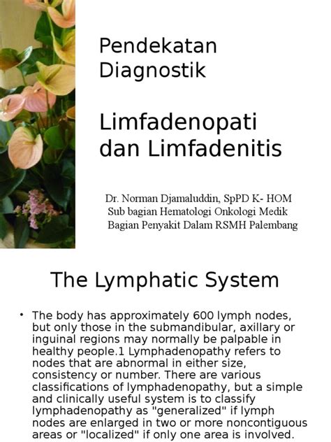 It 7 Pendekatan Diagnostik Limfadenopati Limfadenitis Nd