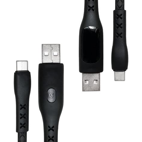 DSD TECH SH C A USB A To USB C Cable With Current And Voltage Display And Timer BigaMart
