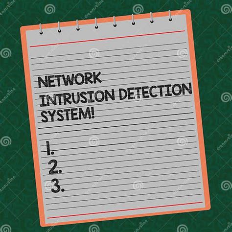 Word Writing Text Network Intrusion Detection System Business Concept For Safety Security