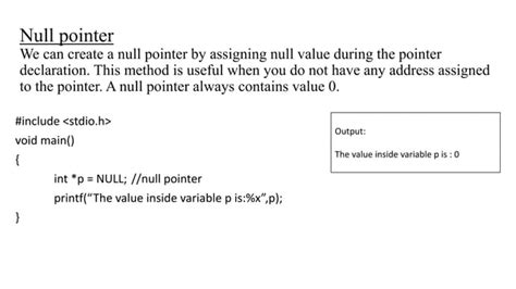 Pointers In C Mohammad Salman Ppt
