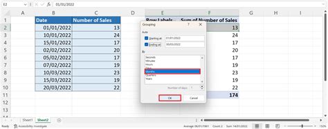 How To Group Data By Month In Excel Sheetaki