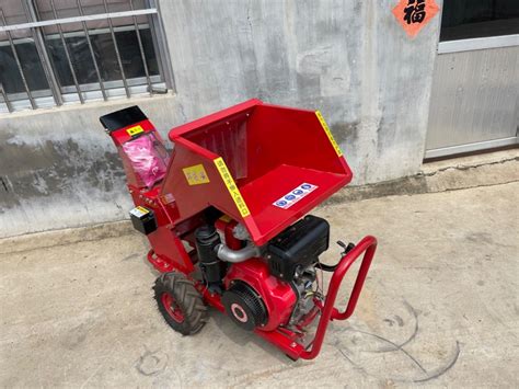 Tree Branch Log Wood Chipper Garden High Safety Level Wood Chipper