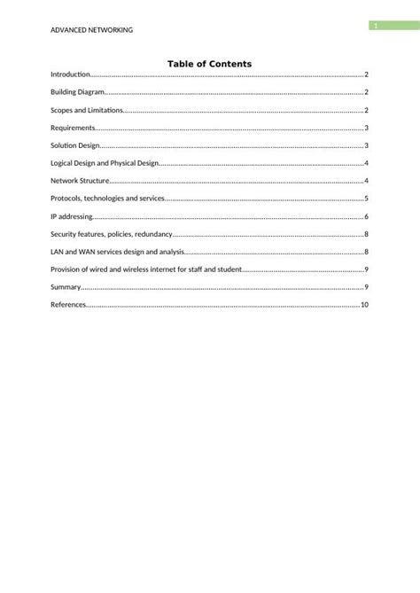 Me504 Detailed Network Design For Multi Building Campus