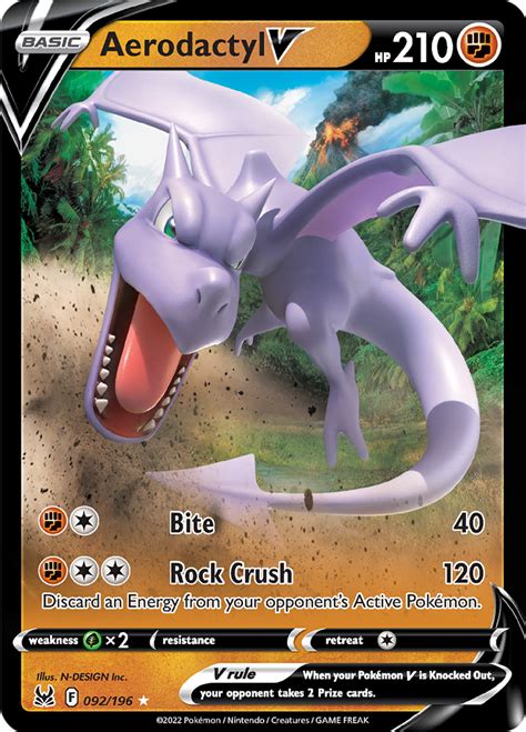 Aerodactyl V 092196 Lost Origin Pokemonkartede