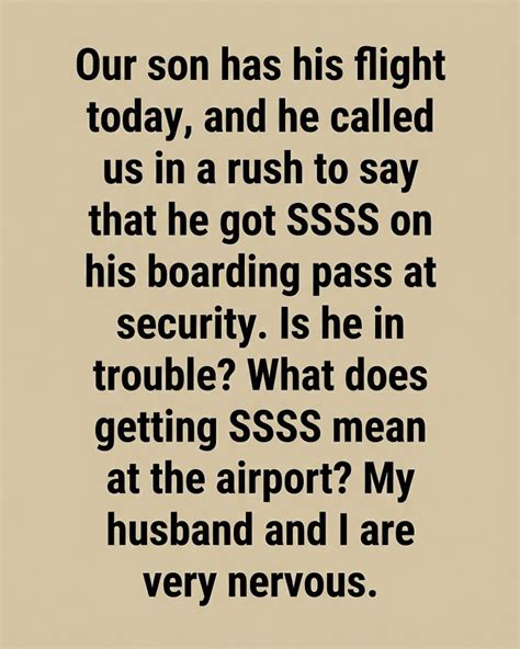 The Hidden Meaning Of “ssss” On Your Boarding Pass