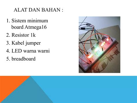 Running Led Dengan Atmega16 Pptx