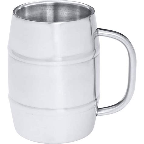 Arctic Blast™ 34oz Barrel Shaped Stainless Steel Beer Mug