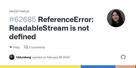 Referenceerror Readablestream Is Not Defined · Vercel Nextjs
