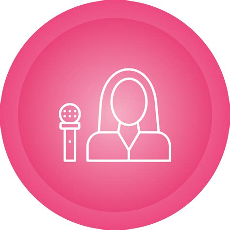 Female Anchor Vector Icon Vector Art At Vecteezy