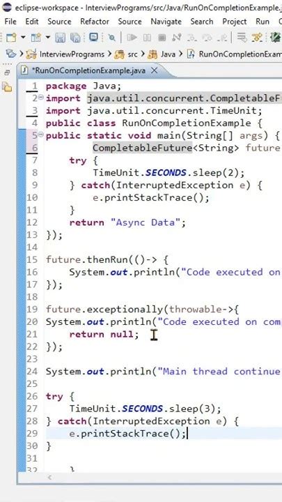 Java Completablefuture Running Code On Completion Explained Youtube