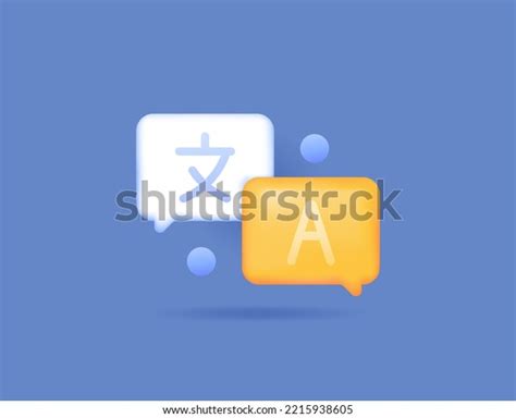Concept Language Translator Dictionary Chat Translator Stock Vector Royalty Free 2215938605