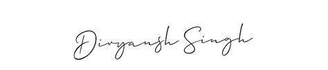 94 Divyansh Singh Name Signature Style Ideas Professional Online