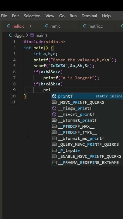 C Programming Largest Three Number Using Logical Operator Shorts