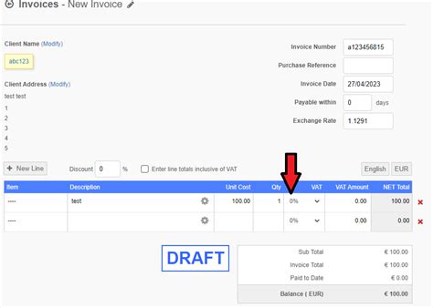 Invoice Customisation Edit Existing Template Support Quickfile