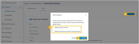 Disconnect LDAP Integration