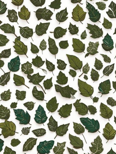 Premium Ai Image Tree Leaves Pattern Background Premium Ai Image Tree Leaves Pattern Background