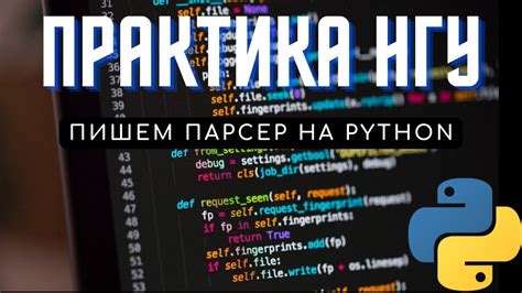 Практика НГУ Написание парсера на Python Youtube