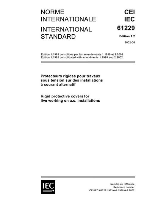 Iec 61229 1993 Amd1 1998 Amd2 2002 Csv Consolidated Version Iec