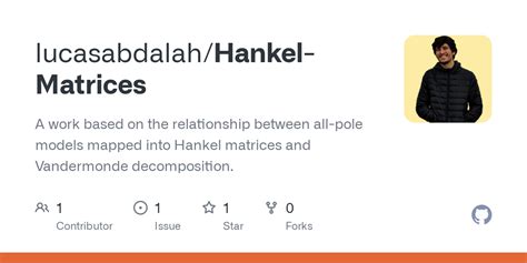 github lucasabdalah hankel matrices a work based on the relationship