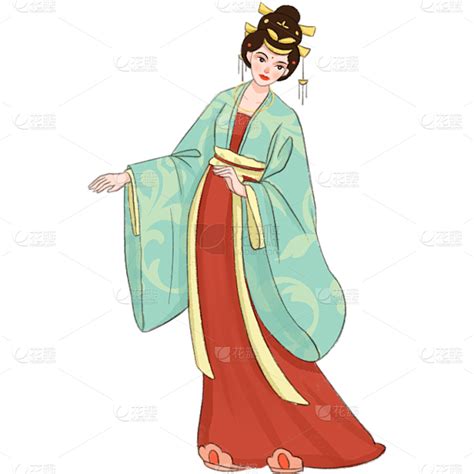 中国风人物手绘系列 女生