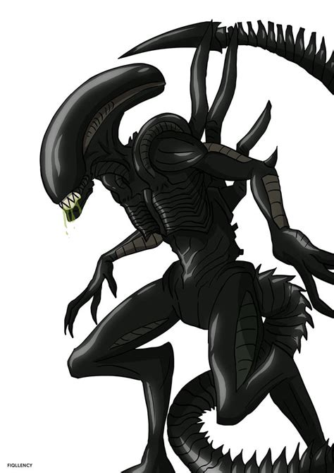 Alien Xenomorph By Fiqllency On Deviantart