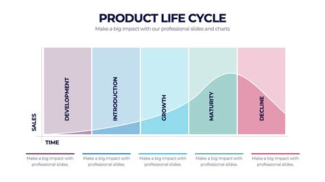 5 Stages For Product Development Life Cycle Powerpoint