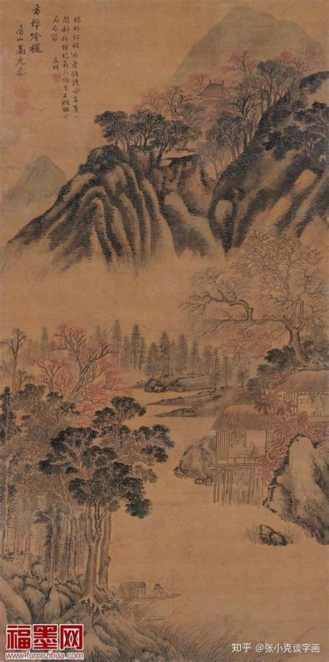 元代山水画中国文人绘画的最高成就 知乎