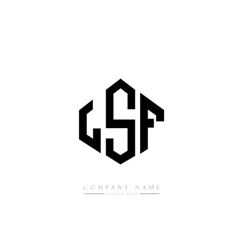 LSF Letter Logo Design With Polygon Shape LSF Polygon And Cube Shape Logo Design LSF Hexagon