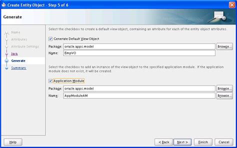 Xml And More How To Create Oracle Adf Bc Services
