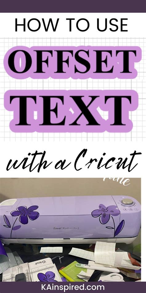 Offset Text With Cricut For Shadow Layer Effect