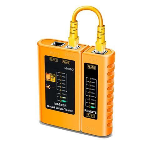 Treedix Rj45 Rj11 Network Cable Tester Ethernet Cable Tester Tool Telephone Line Test Continuity