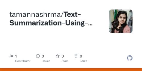 Github Tamannashrmatext Summarization Using Nltk