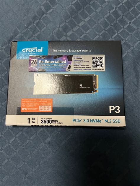 Crucial P Pcie Nvme M Ssd Tb Computers Tech Parts Accessories Hard Disks
