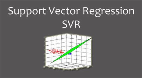 Support Vector Regression Svr Jacobsoft